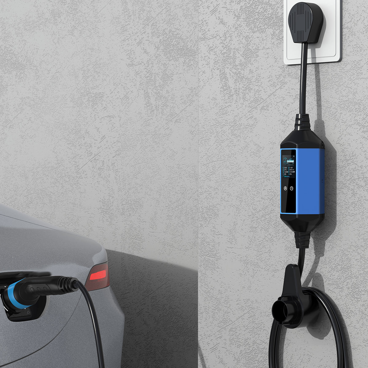 Single And Three Phase Adjustable Type2 16A Fast Ev Charger | EV ...