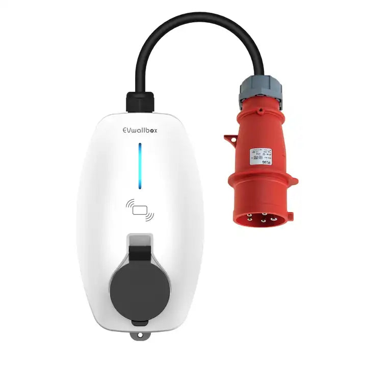 EV wallbox type 2 ev charger with uk socket 16A 11kW ev charger mini w ...