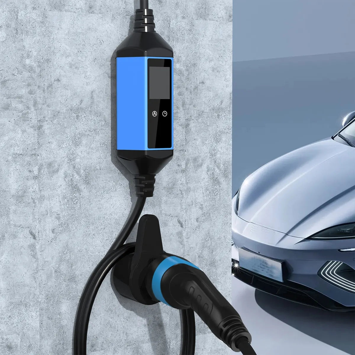 EVwallbox 32A 7KW Mini Ev Charging Station type 2 ev charger evse wall ...