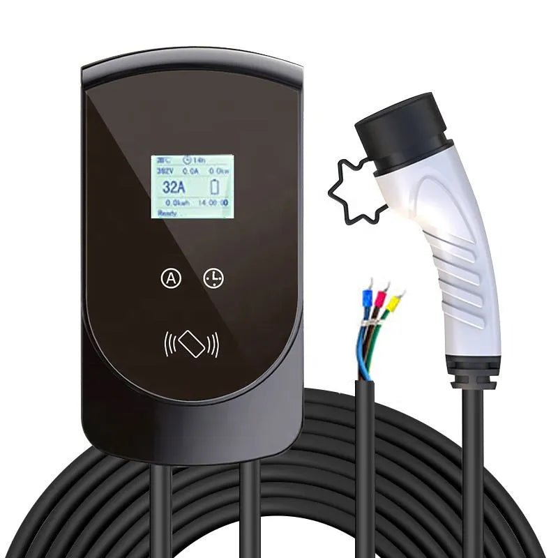 Fisher 12kw 50A SAE J1772 Fast Ev Charger Electric Car EV Charging Sta ...